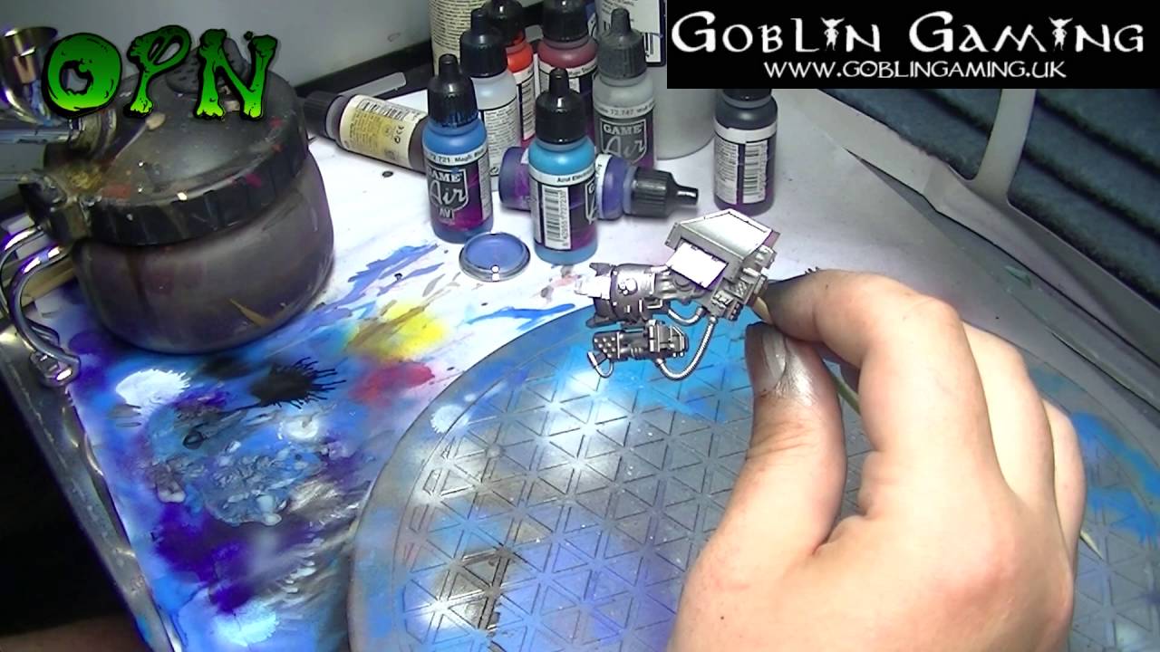 How to paint a Deathwatch Dreadnought - YouTube