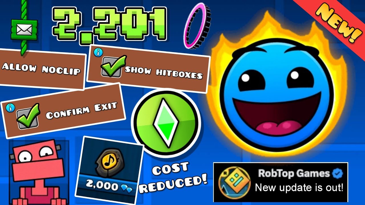 RobTop Just Updated Geometry Dash 2.21! All New Features & Improvements ...