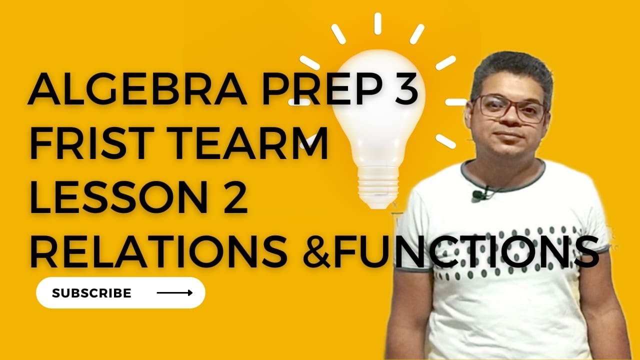 Algebra perp3 frist term lesson 2 )Relations & functions )جبر الترم الأول الدرس الثاني ثالثة ...