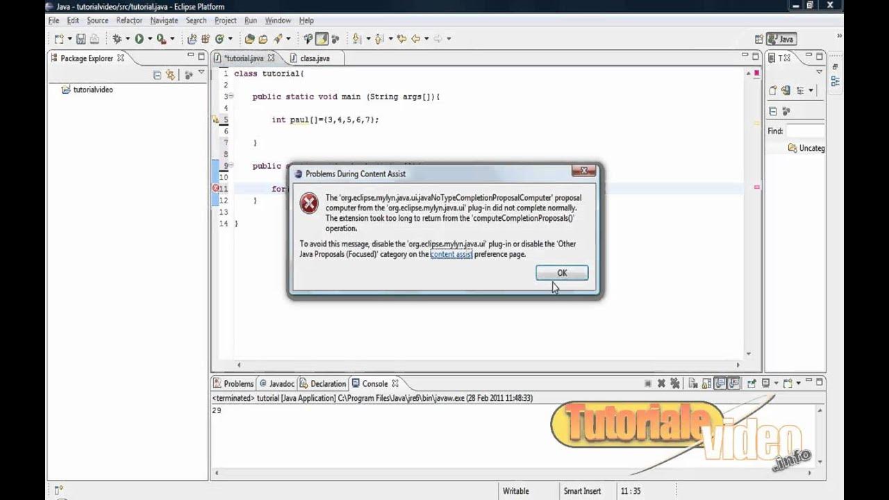 Tutoriale Video java nr 28 - YouTube