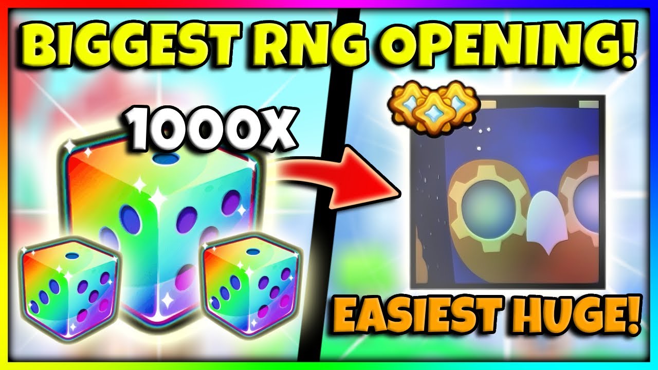 RNG Dice Are BROKEN! Opening +1000 Mega Lucky Dice In Pet Sim 99! - YouTube