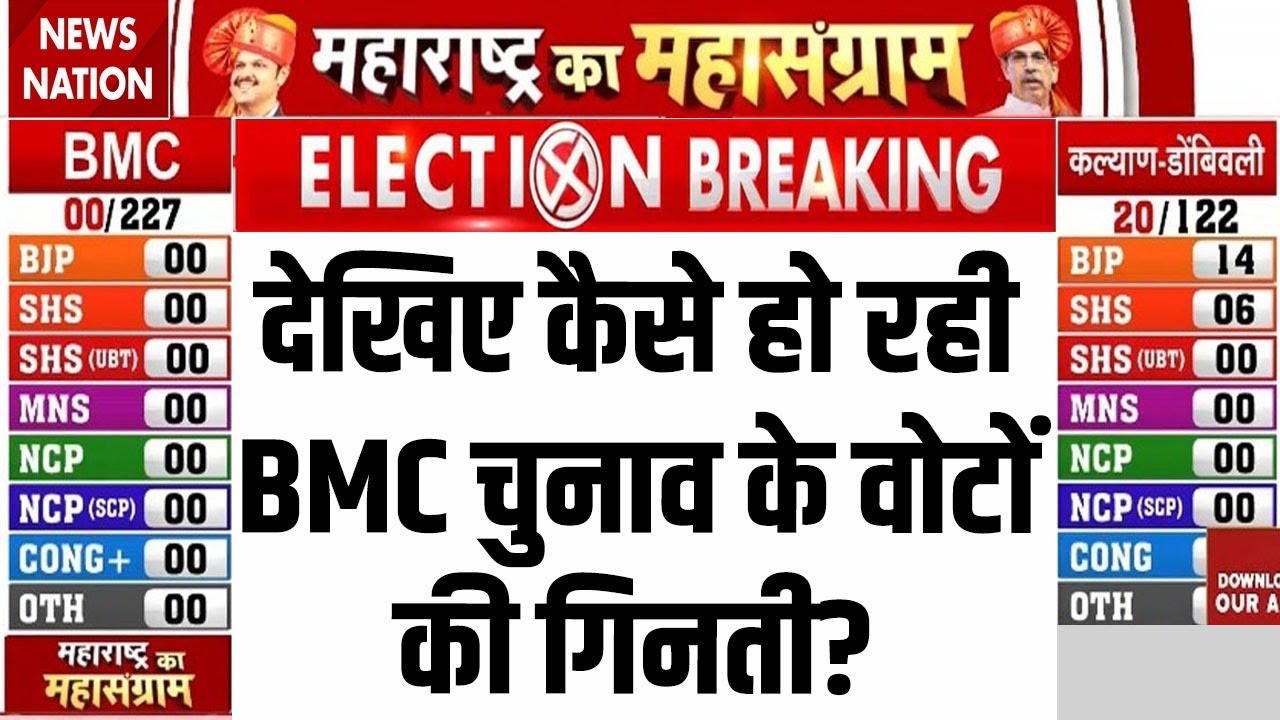 BMC Election Results: देखिए कैसे हो रही BMC चुनाव के वोटों की गिनती ...