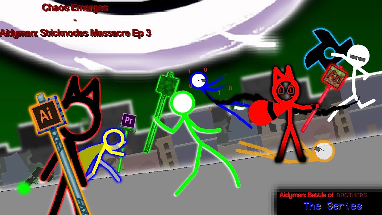 Chaos Emerges-Aidyman: Sticknodes Massacre Ep 3 - YouTube