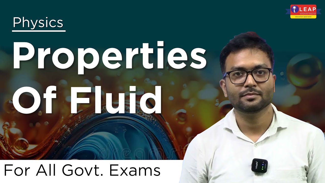 Physics : Properties of Fluid | for All Govt. Exams - iLeap Institute - YouTube
