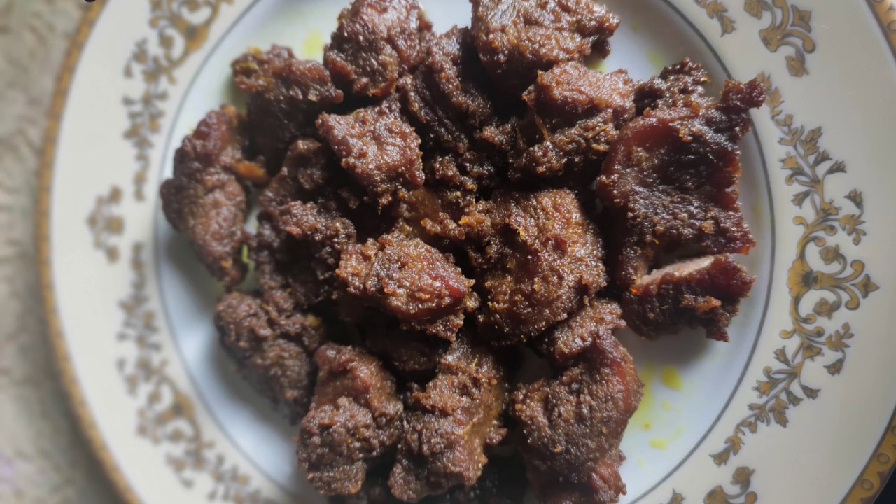 Beef khala vuna recipe simple way. - YouTube