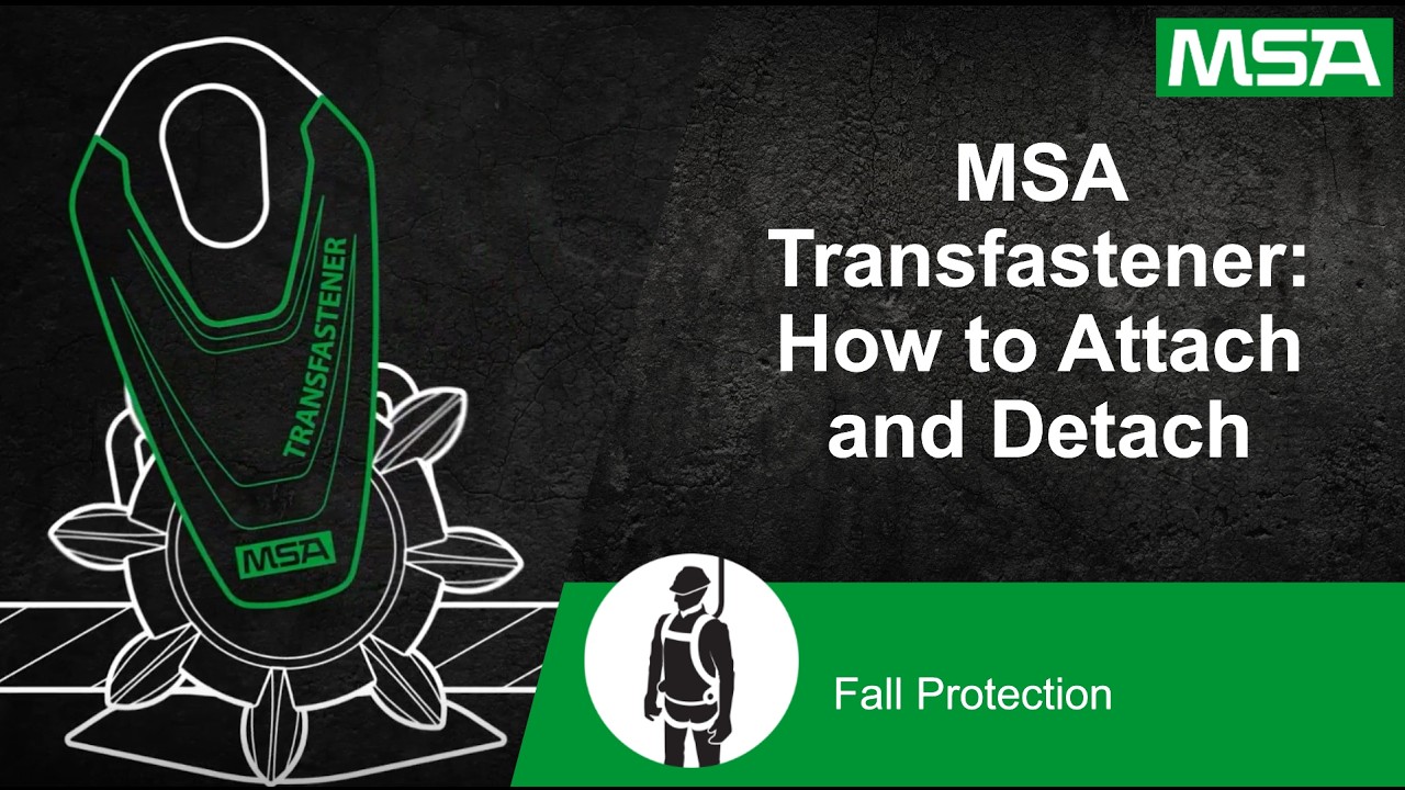 MSA Transfastener: How to Attach and Detach - YouTube