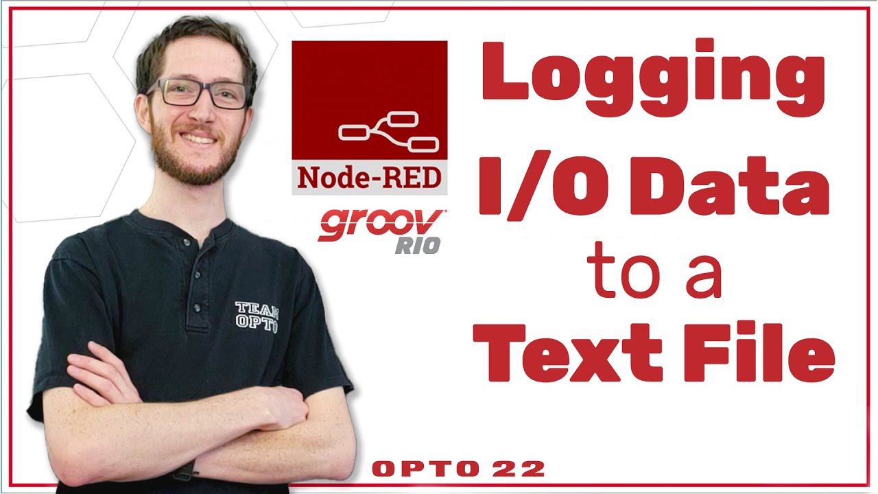 Use Node-RED to Log I/O Data to a Text File - YouTube