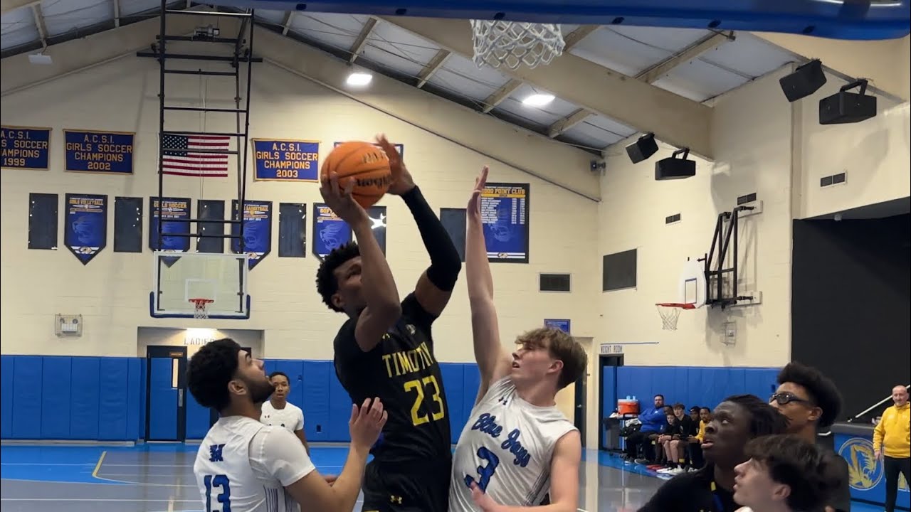 GMC Hoops Highlights - Middlesex @ Timothy Christian - January 18, 2025 ...