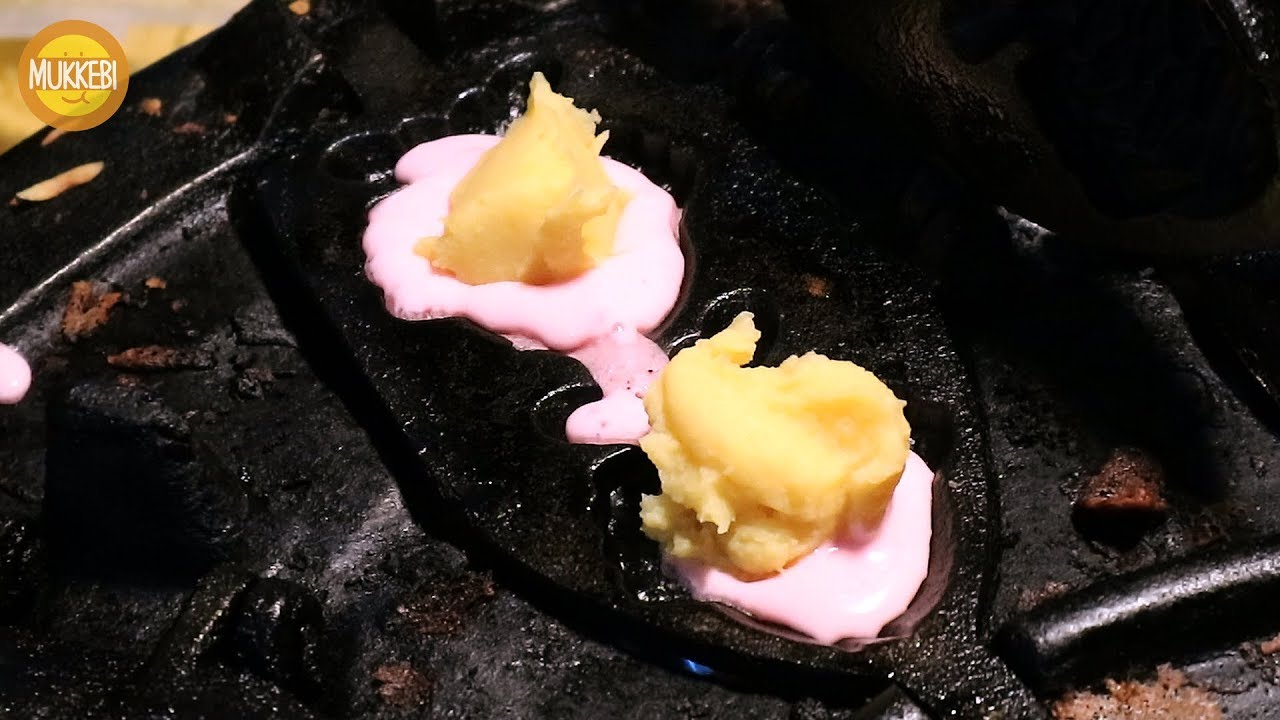 Hongdae, Seoul │ Mini Bungeoppang │ 미니 붕어빵 │ Fish-shaped Bread │ Korean ...