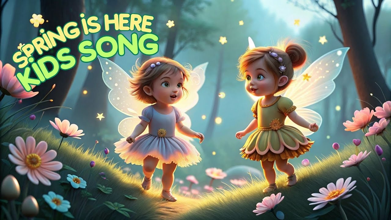 Spring is Here! 🌸🎶💖💗🥰💞 New Trend Kids Song 💖💗🥰💞 Super Simple Children ...