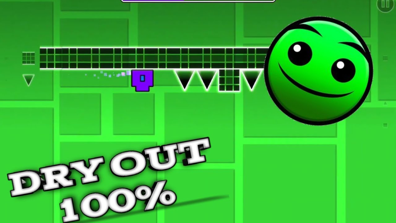 GEOMETRY DASH | DRY OUT 100% - YouTube