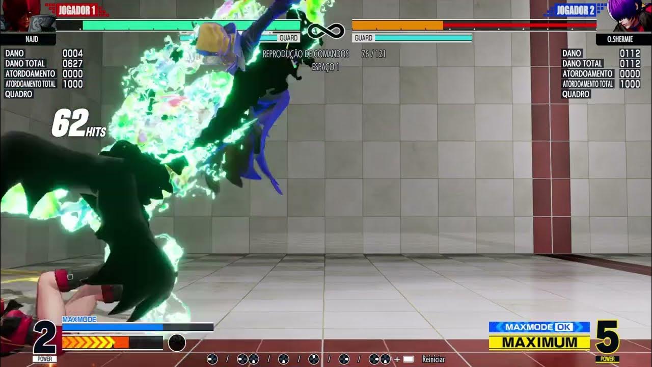 KOF XV NAJD TRADE HIT STUN TOD COMBO 111 HITS (Level 2) - YouTube