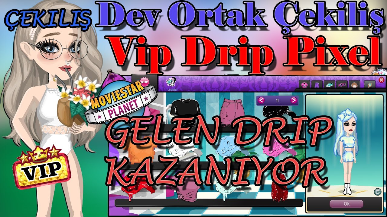Msp - Dev Drip, Pixel, İnk ve VIP Çekilişi?! - YouTube