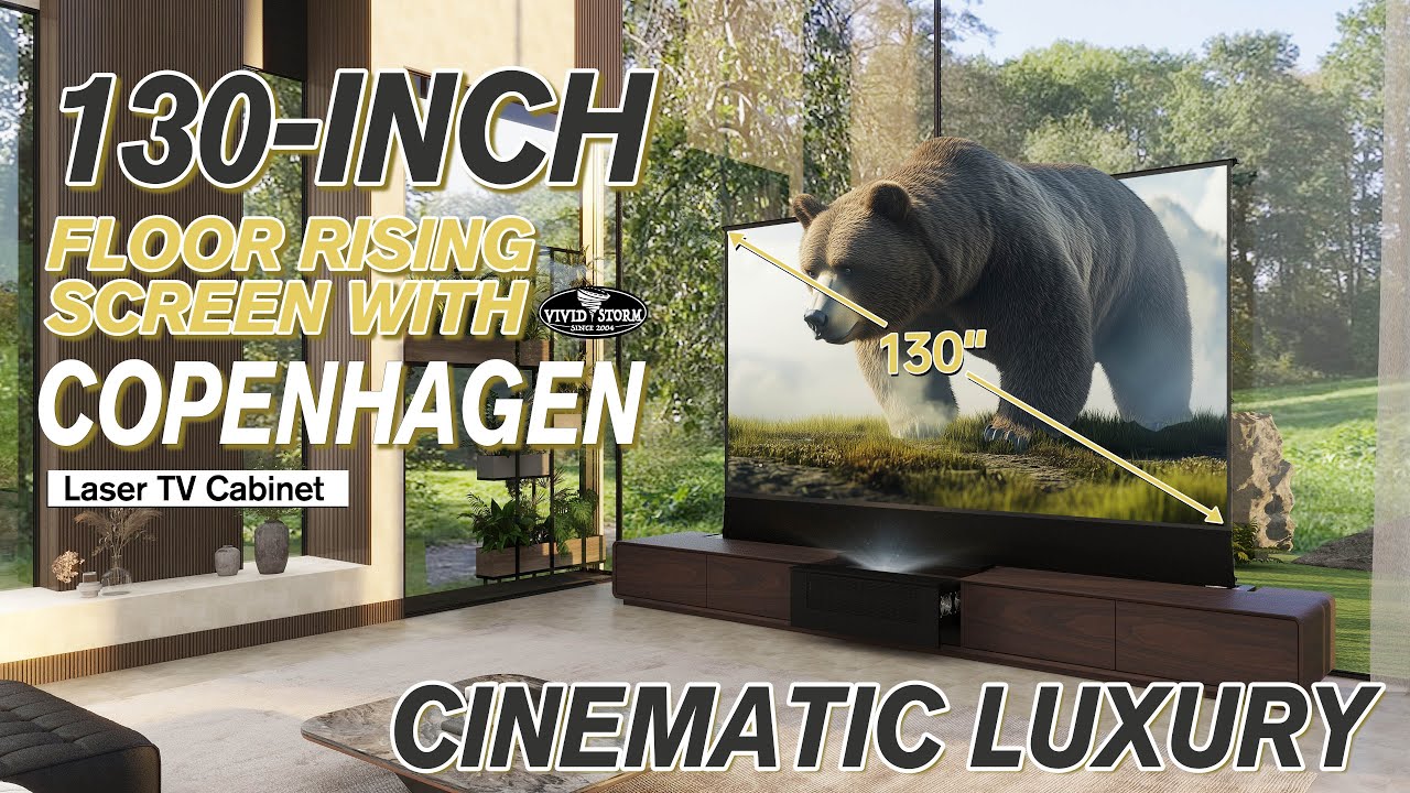 Discover the Ultimate Home Theater Setup with the 130" UST ALR Screen ...