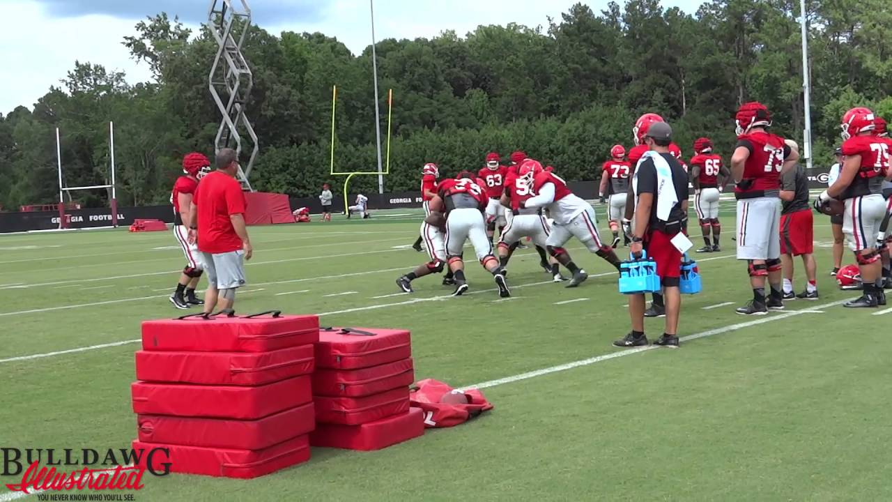 Offensive Line Drills – August 10, 2016 - YouTube