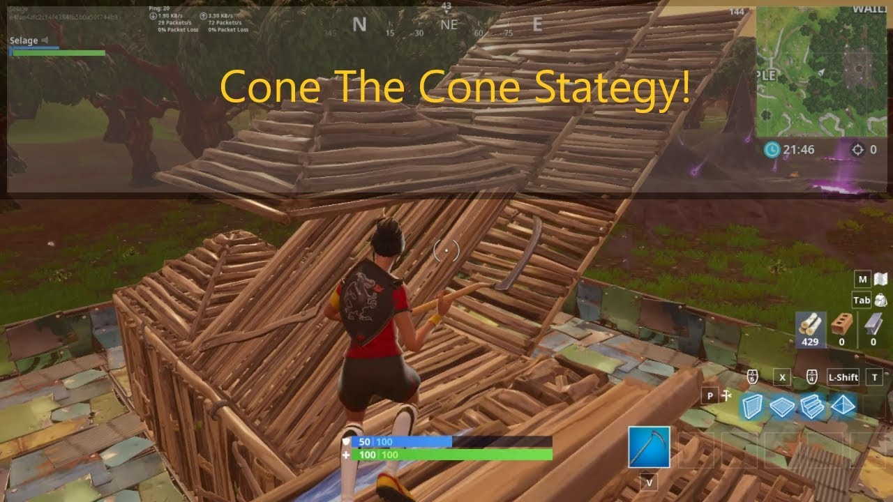 New Cone the Cone Strat! - Fortnite Battle Royale! - YouTube