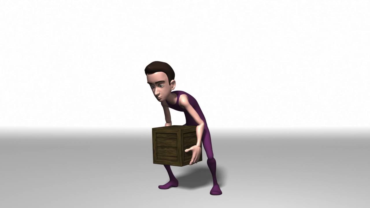 Weight Lift Animation - YouTube