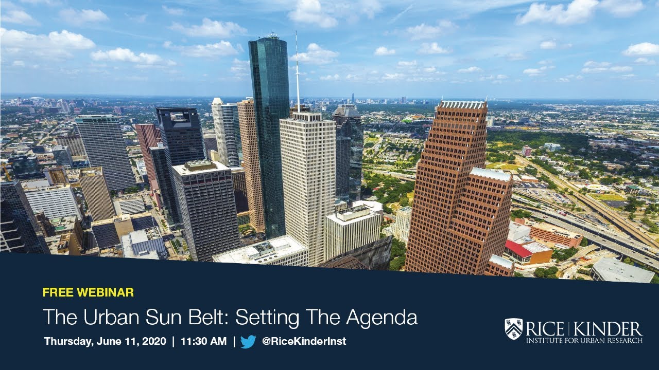 The Urban Sun Belt: Setting the Agenda - YouTube