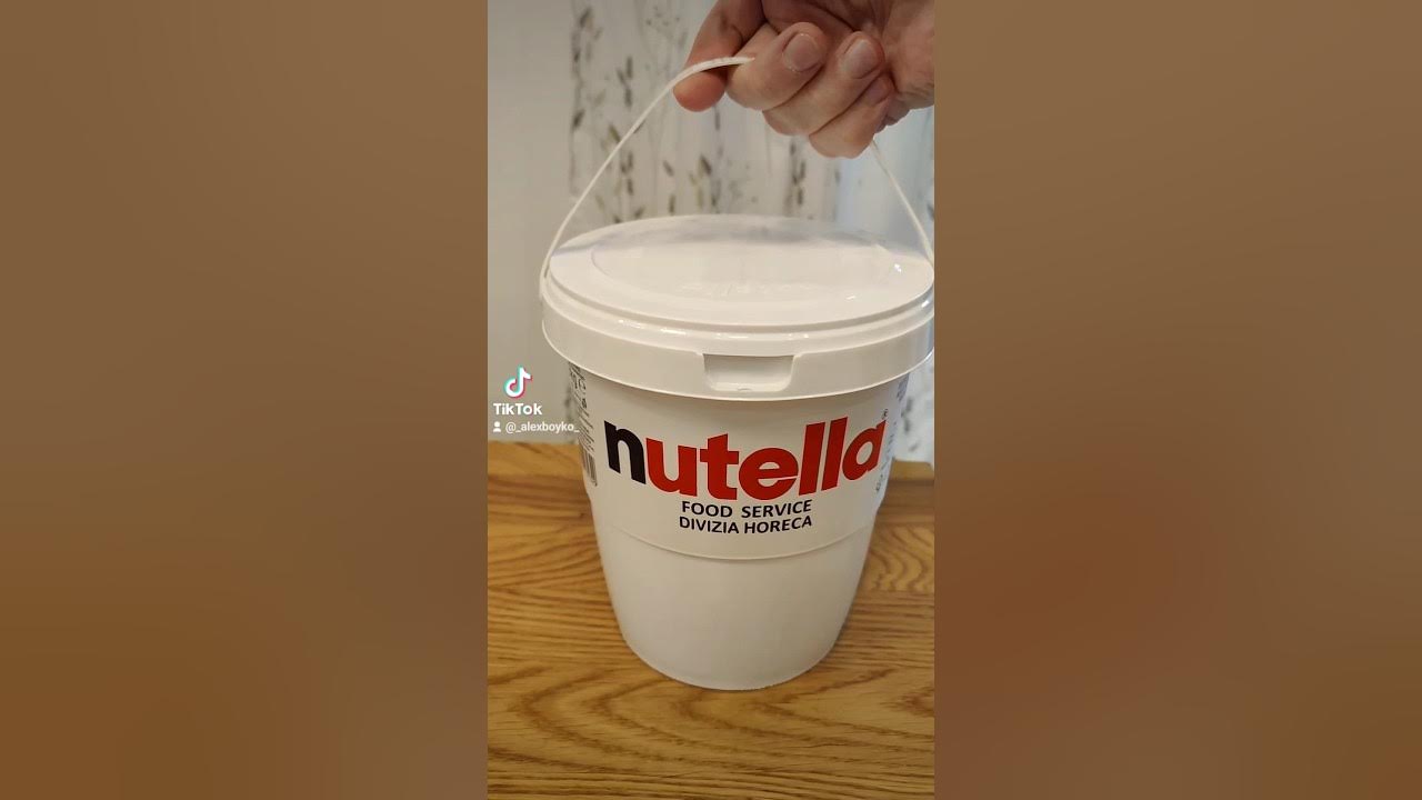 Ведро Нутеллы. Nutella - YouTube