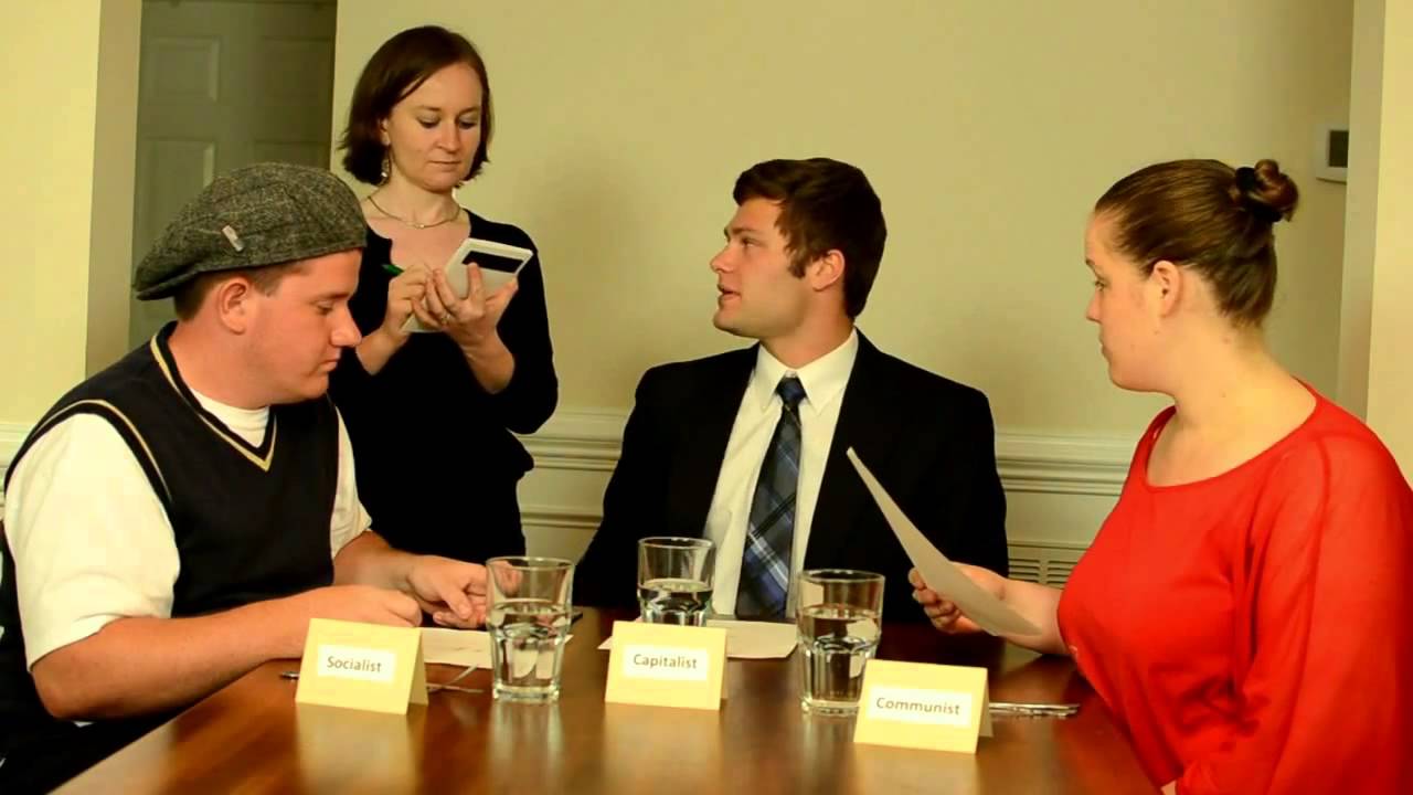 Economic Systems Dinner with a Capitalist, Socialist, and Communist ...