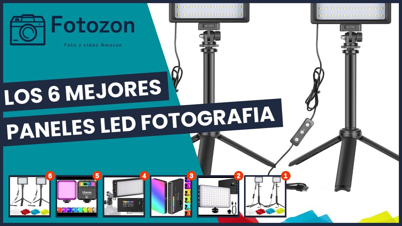 Los 6 mejores paneles led fotografia - YouTube