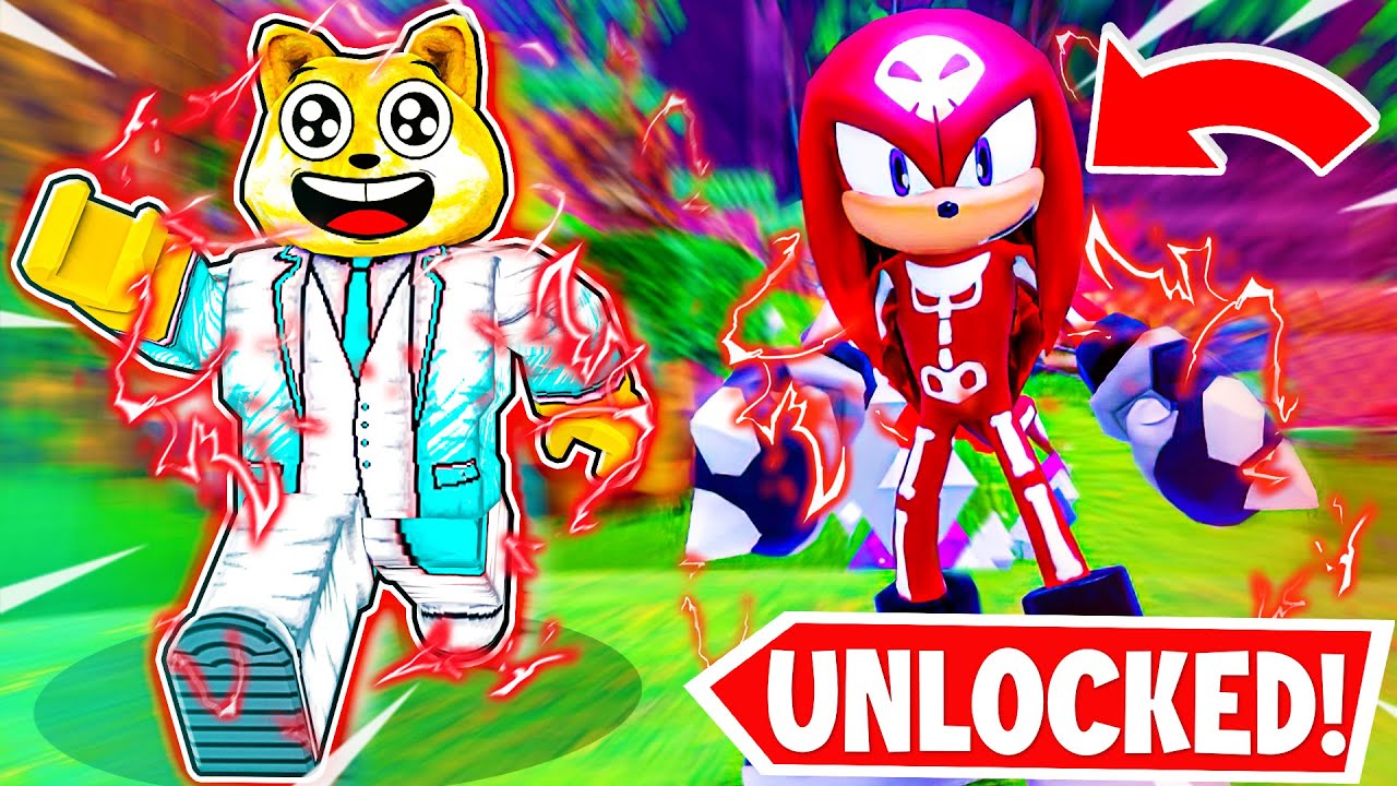 Unlocking SKELETON KNUCKLES In ROBLOX SONIC SPEED SIMULATOR! (NEW ...