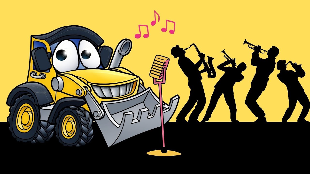 Yellow Digger | Excavator Song | Jazzy Song for Kids - YouTube