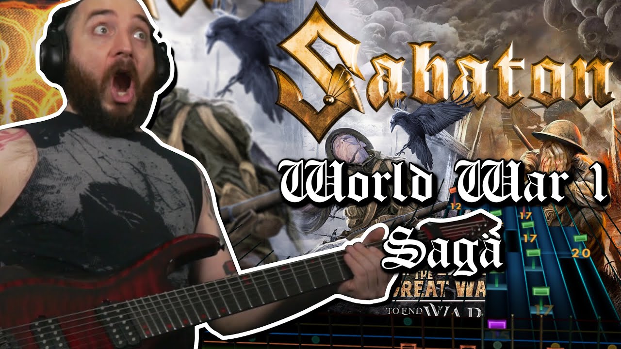 PLAYING ALL SABATON WW1 SONGS IN CHRONOLOGICAL ORDER! Lead Guitar in ...