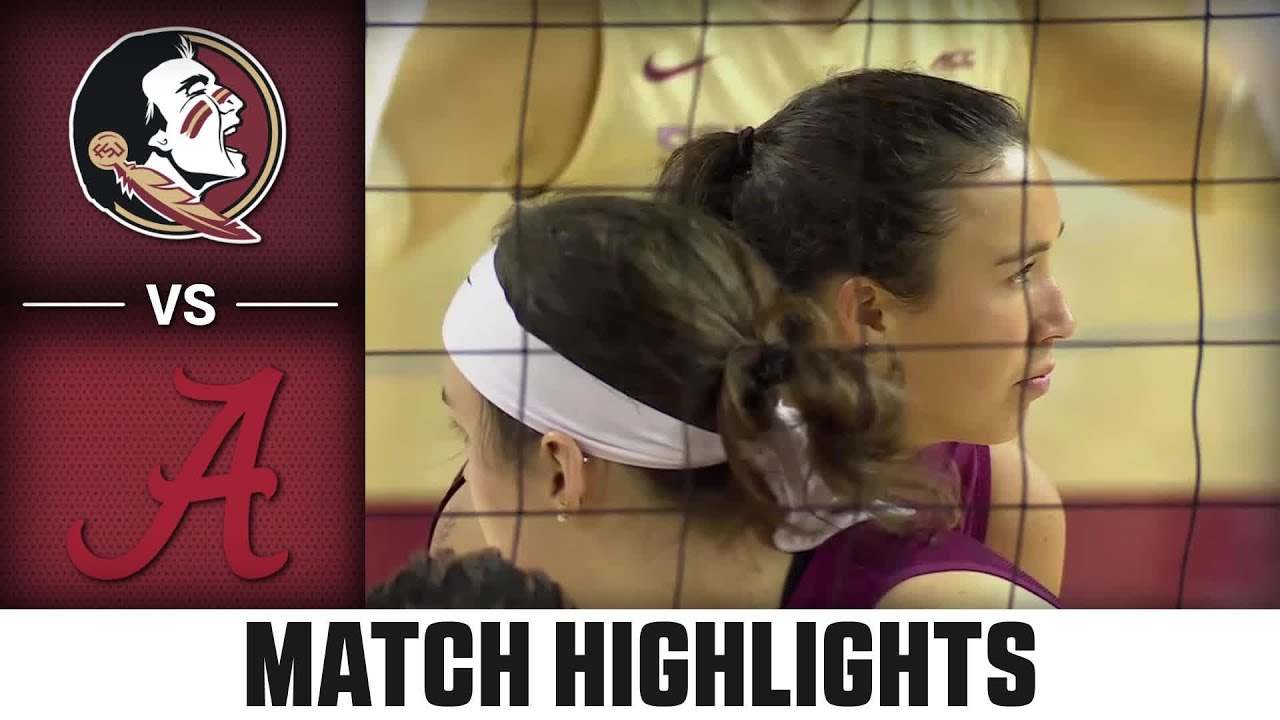 Florida State vs. Alabama Match Highlights | 2024 ACC Volleyball - YouTube