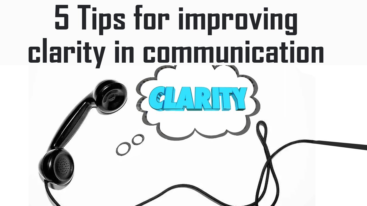 Tero Tip: 5 tips for improving clarity in communication - YouTube