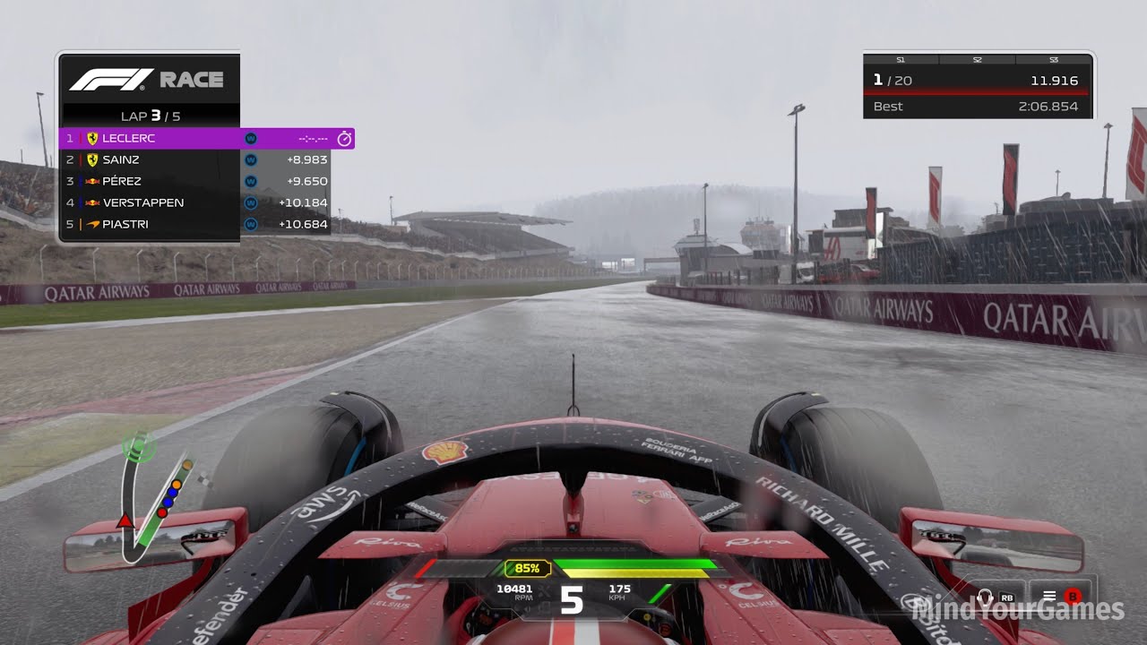 F1 24 - Rain Gameplay PC 4K UHD 60FPS - YouTube