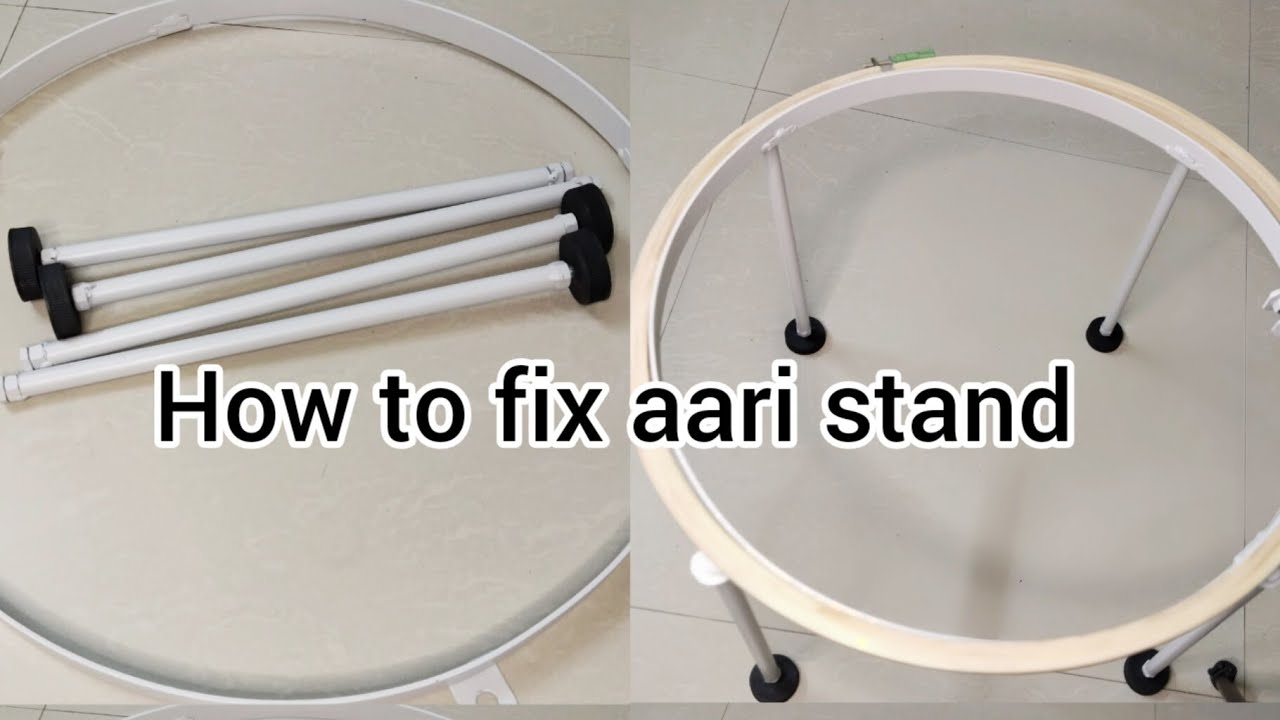#How to fix aari stand in Tamil. #aariwork For online classes contact ...