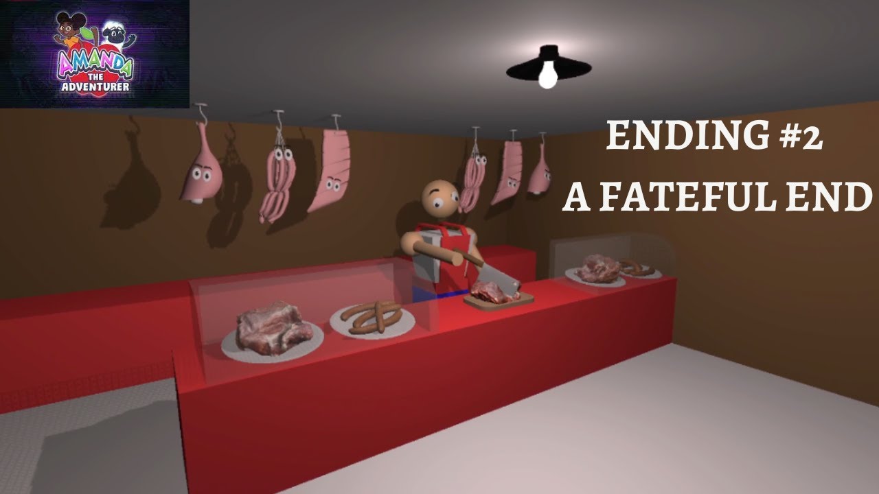 ENDING #2: A FATEFUL END -Amanda The Adventurer Full Game Gameplay ...