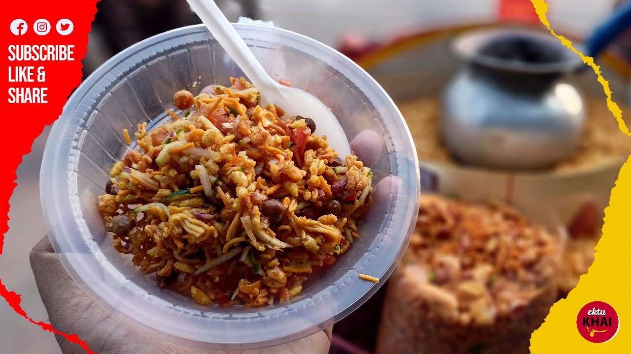 Tasty Masala Chanachur Making || Spicy Mix Hot Chanachur Recipe @ Tk 30 ...