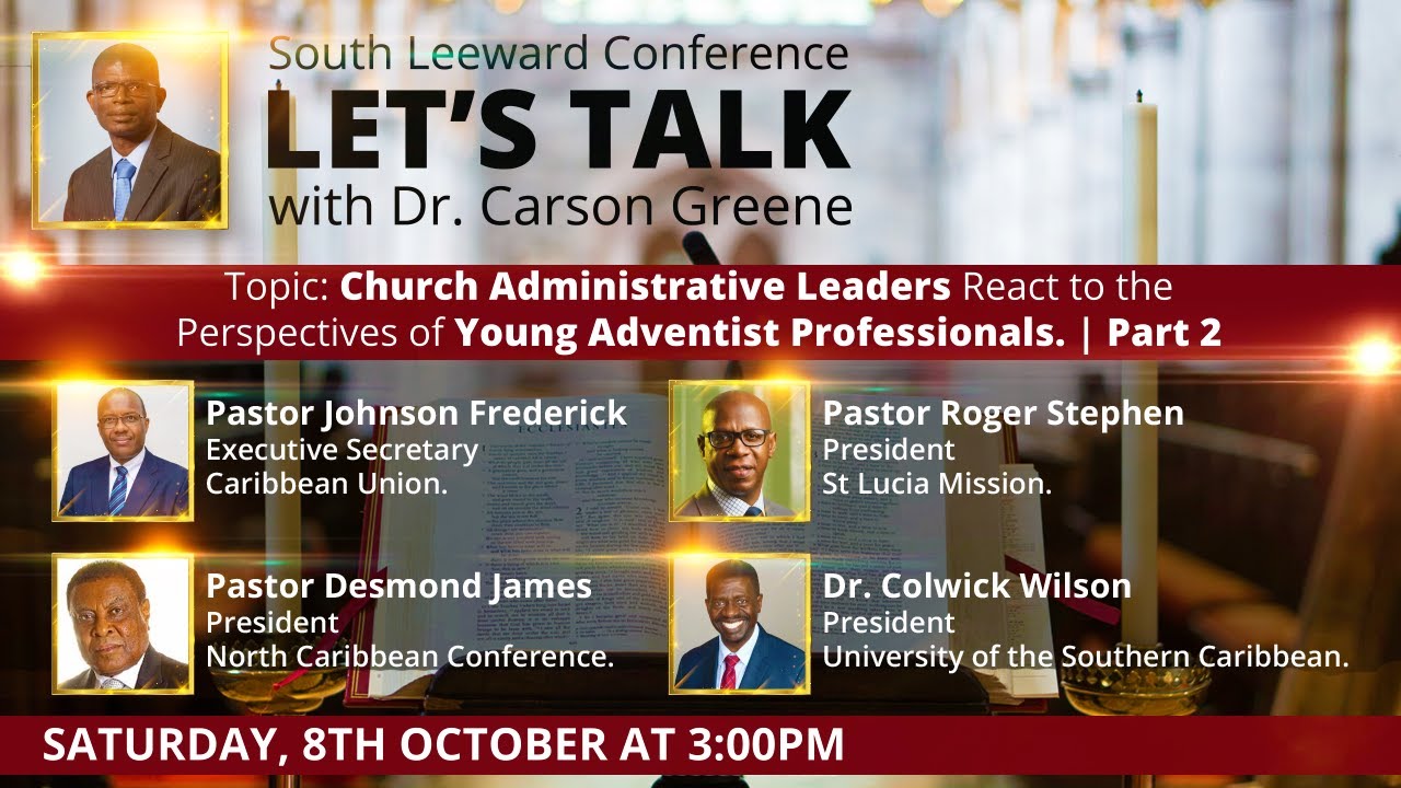 Let's Talk with Dr. Carson Greene || October 8th, 2022 || At 3:00pm ...