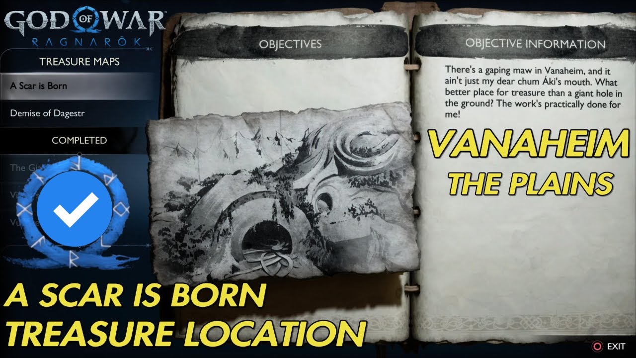 A Scar is Born Treasure Map and Treasure Locations VANVHEIM - God of ...