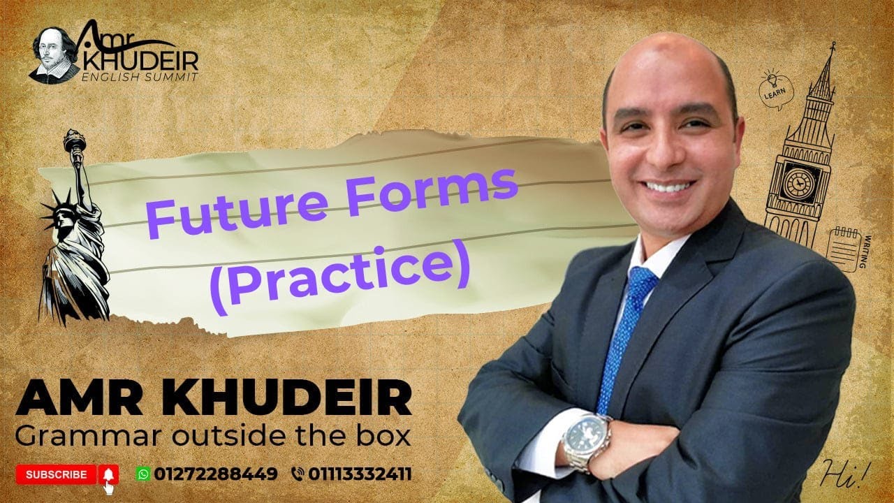 Future Forms (Practice) أسئلة إمتحانات السنوات السابقة - أزمنة المستقبل - YouTube