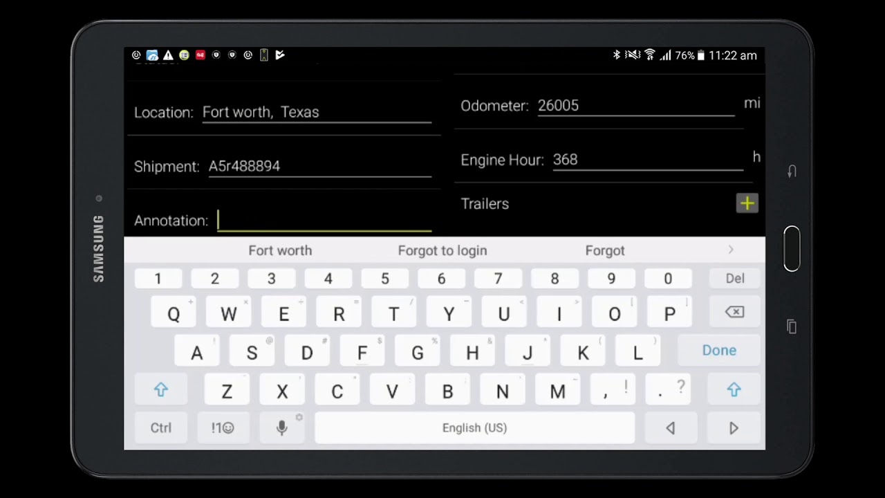 Coretex | ELD | Adding or Editing a Driver Status - YouTube