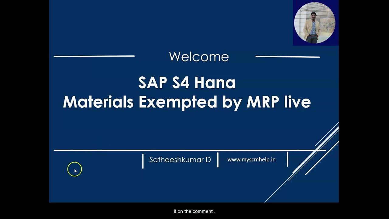 How to Find the Materials that are Planned by MRP Live in S4 Hana ...