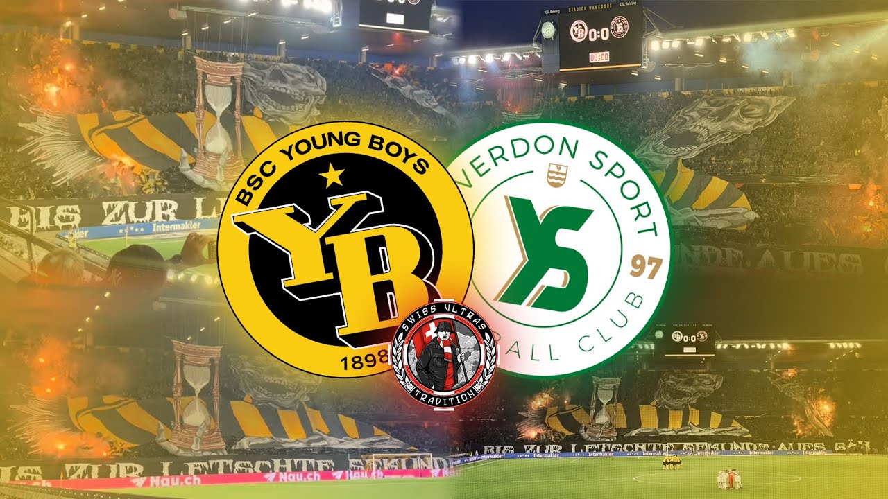 BSC Young Boys 1:1 Yverdon Sport | 05.04.2025 | Choreo, Pyro, Fanchants ...