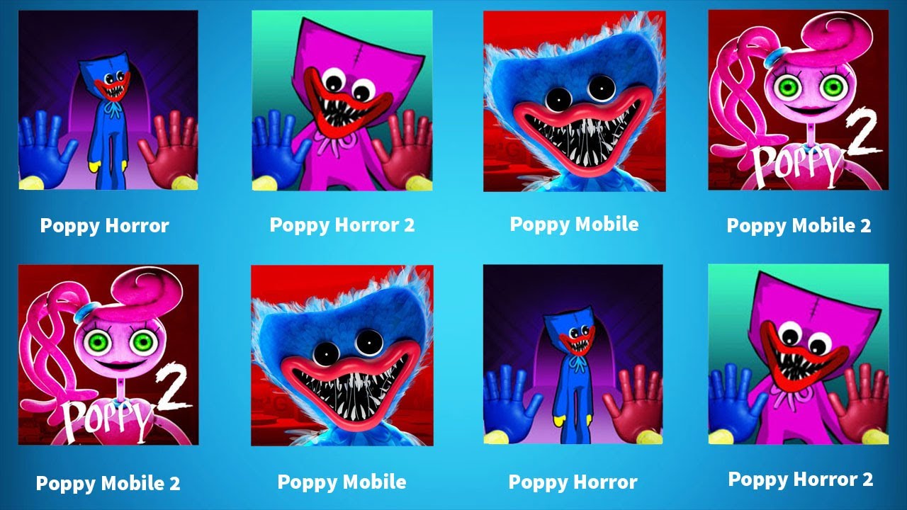 Poppy Playtime Chapter 1,Poppy Playtime Chapter 2,Poppy Horror,Poppy ...