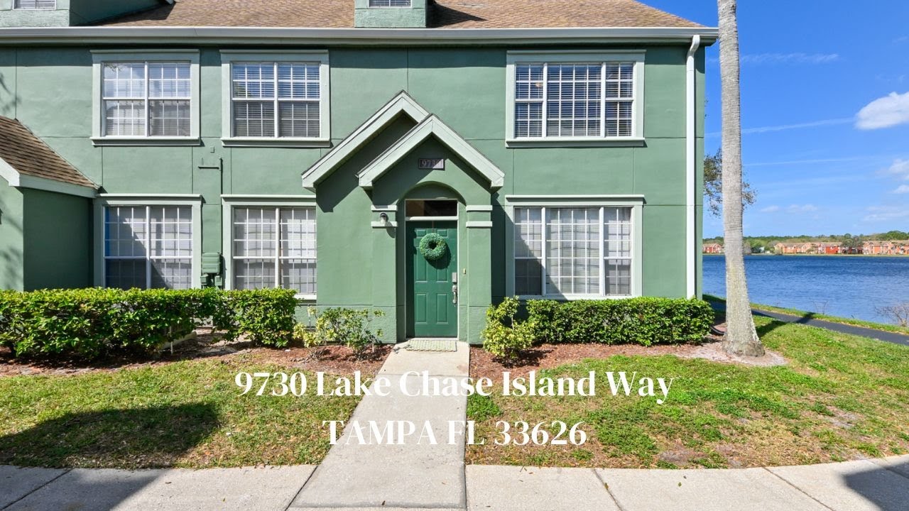 9730 Lake Chase Island Way Tampa FL 33626 - One Shot Video - YouTube