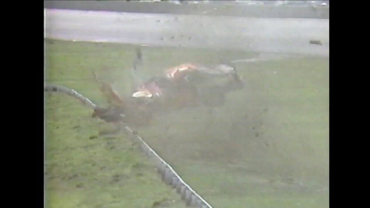 DAVEY ALLISON 1990 POCONO FLIP AND REPORT! - YouTube