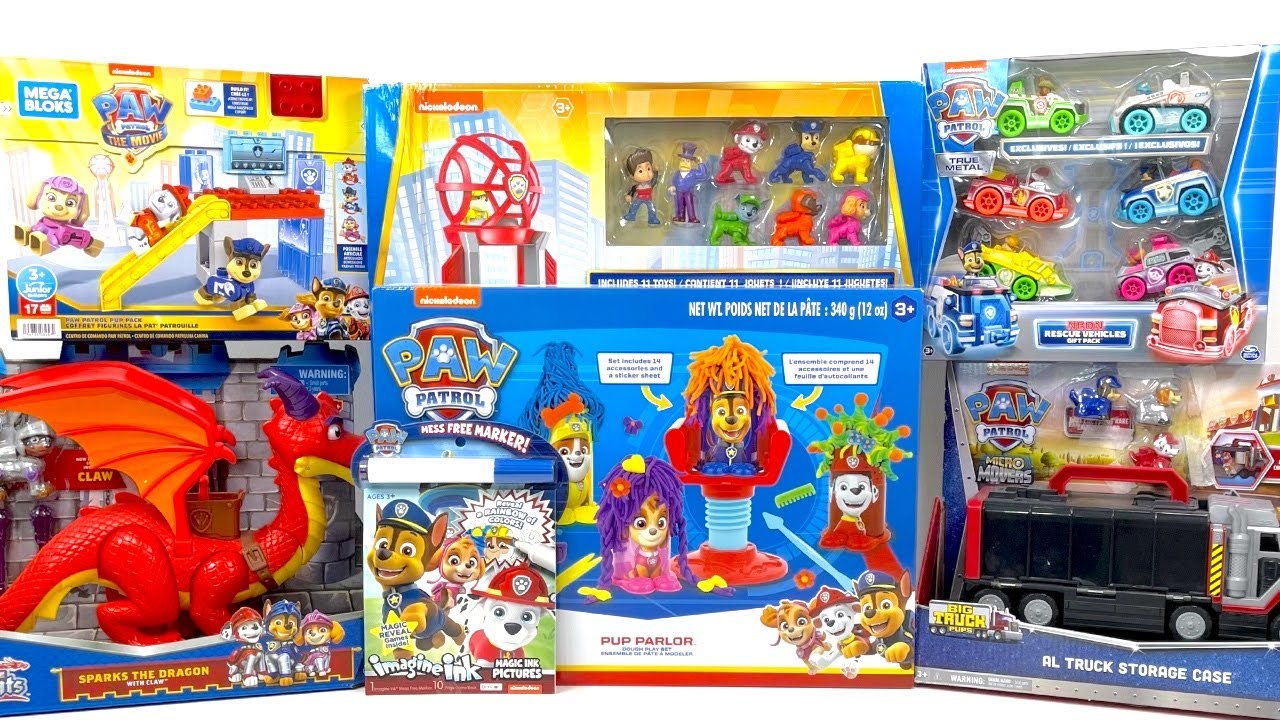 Unboxing Paw Patrol Toy Collection Review ASMR | Rescue Knights | The ...