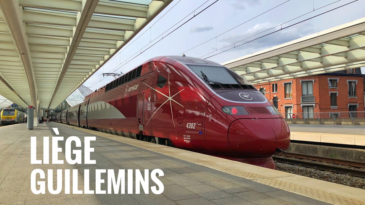 BRAND NEW Eurostar Thalys and SNCB/NMBS Trains at Liège-Guillemins ...