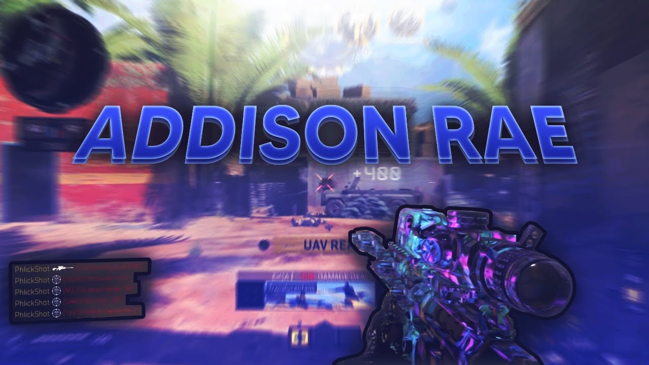 "Addison Rae" - The Kid LAROI (Bo4 Sniping Montage) - YouTube