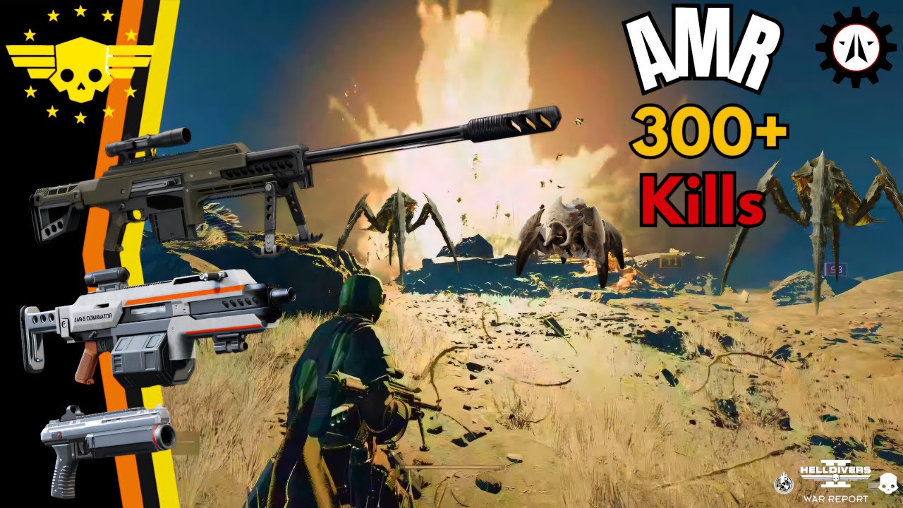 HELLDIVERS 2:Anti-Material Rifle Loadout|Super Helldive Difficulty ...