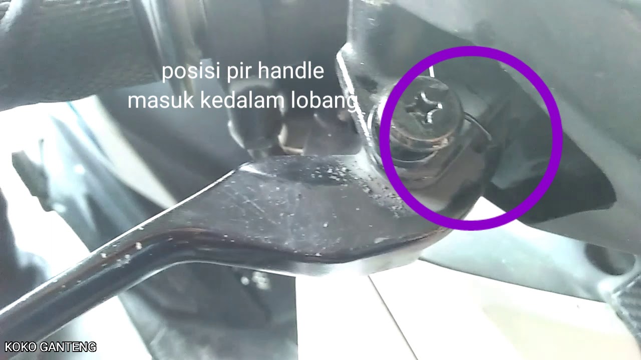 Tips Ganti Per Handle Rem Motor Matic Honda CBS || Cara Bongkar dan ...