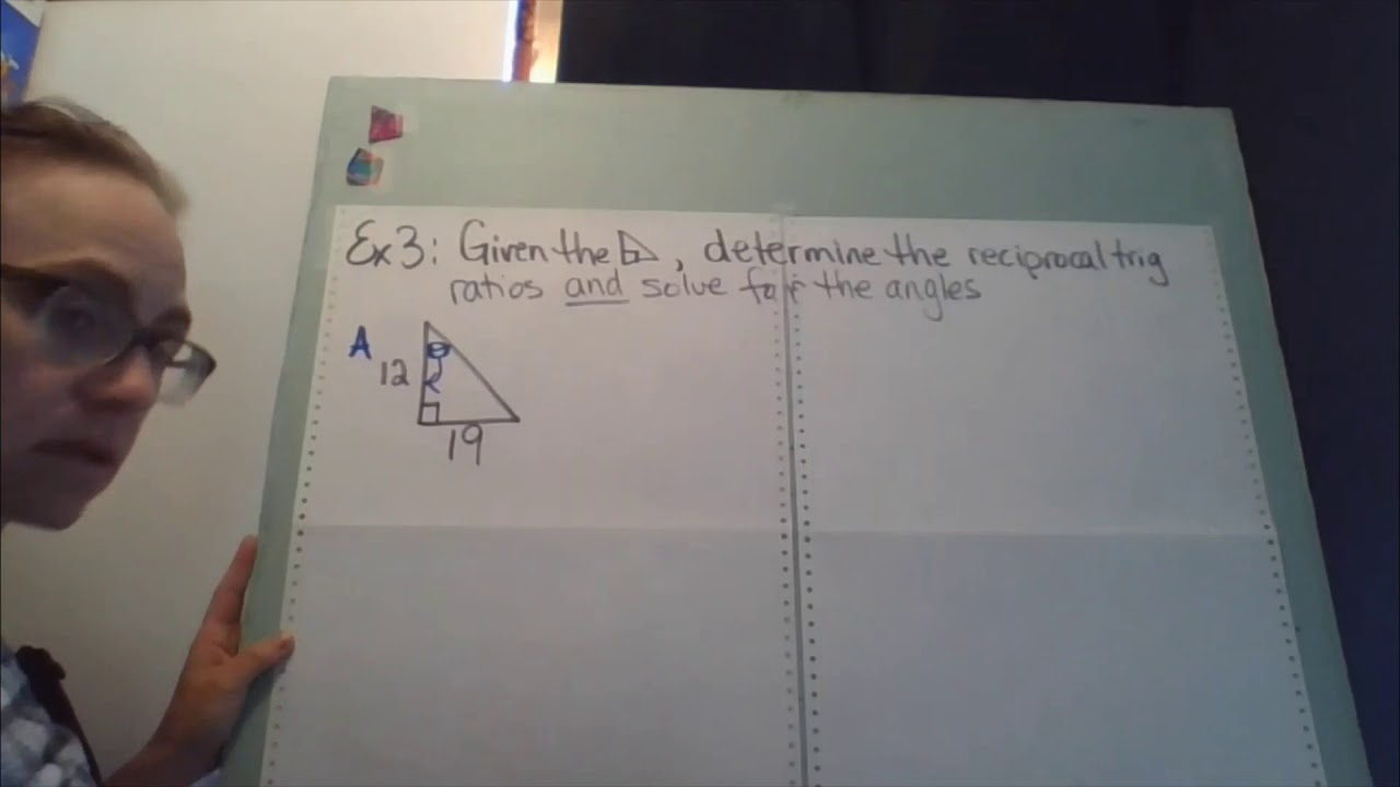 MCR3U 8 1 Trig Ratios - YouTube