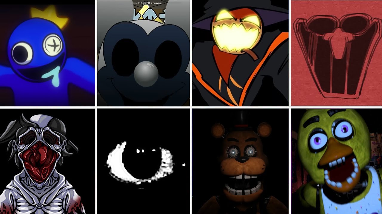Top Jumpscares in FNF - Friday Night Funkin' - YouTube